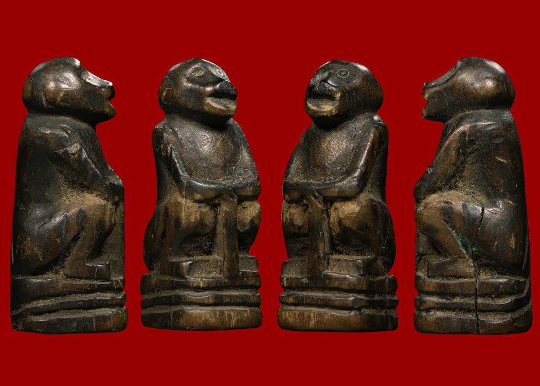 Luang Phor Ding, Wat Bang Wua - Hanuman Amulets - Thai Amulets